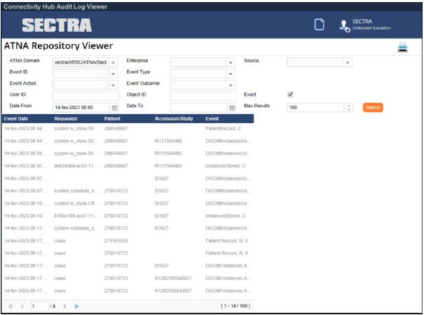 Audit Record Repository - ATNA | Sectra Global E-learning